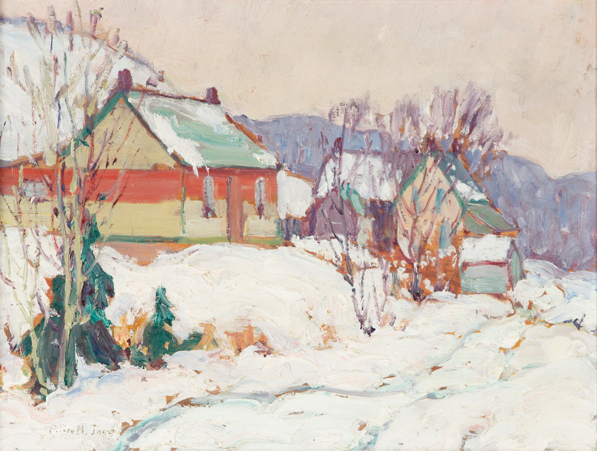 Alice Amelia Innes - Village in Winter | Cowley Abbott