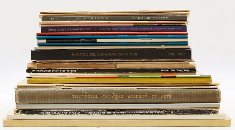 Books and Reference - Twenty-Nine Miscellaneous Canadian Art Reference ...