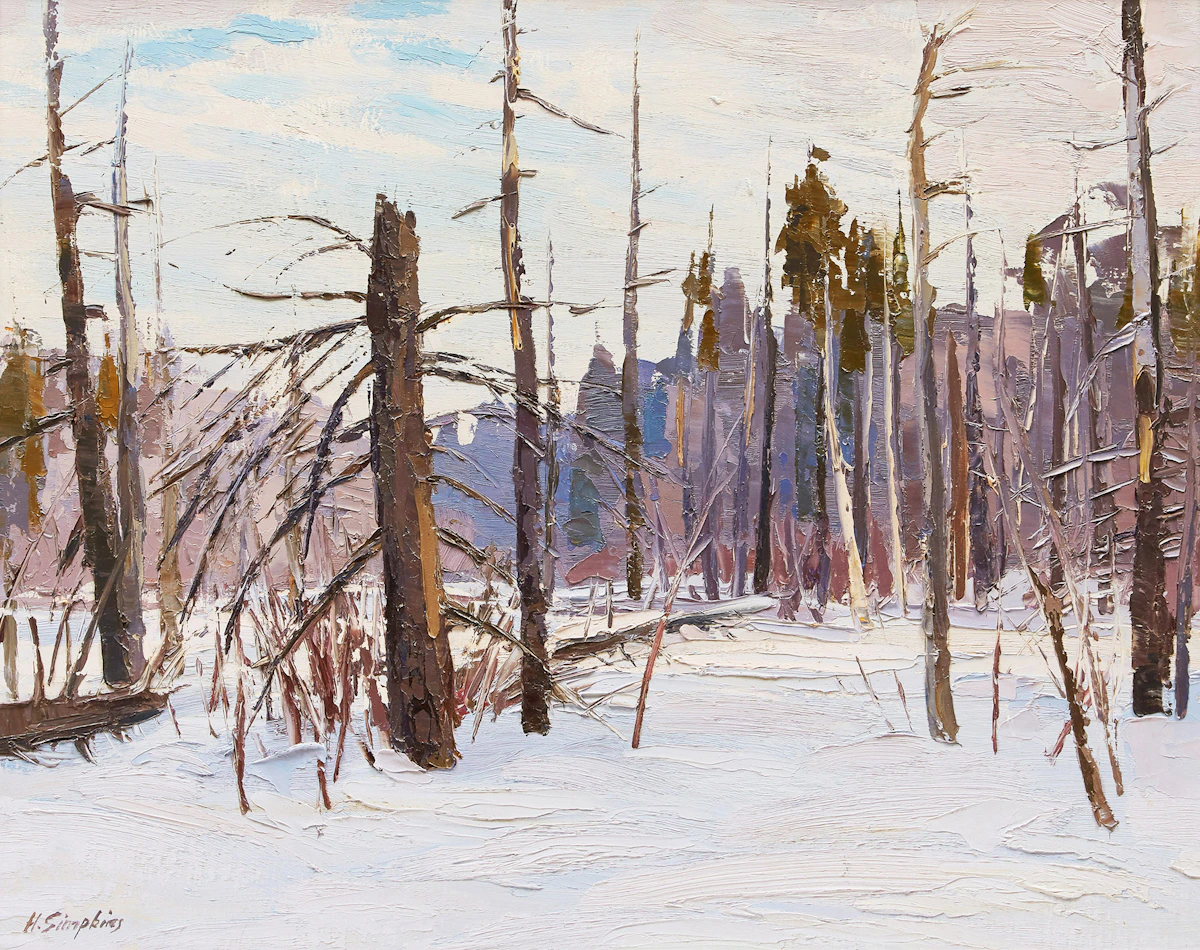 Henry John Simpkins - Winter Landscape | Cowley Abbott