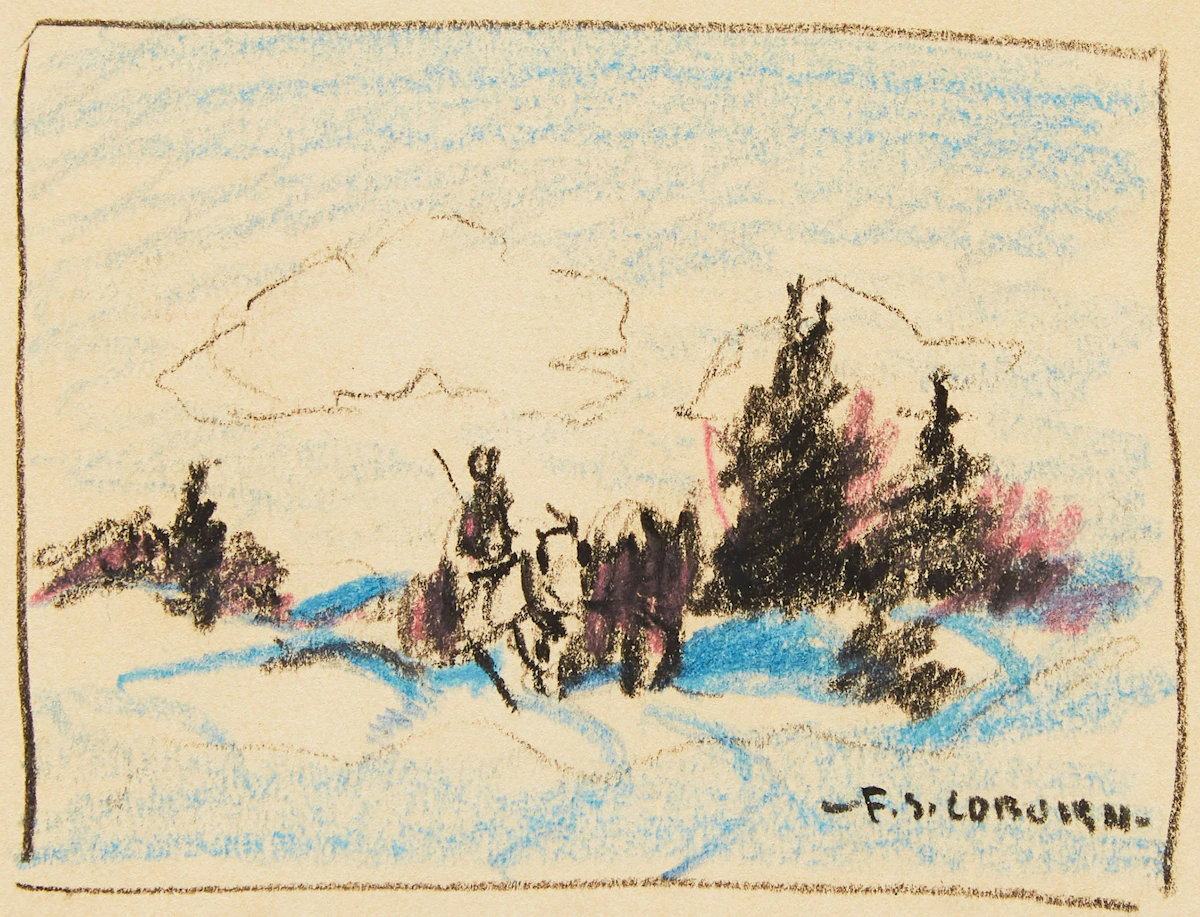 Frederick Simpson Coburn - Logging, Eastern Townships | Cowley Abbott