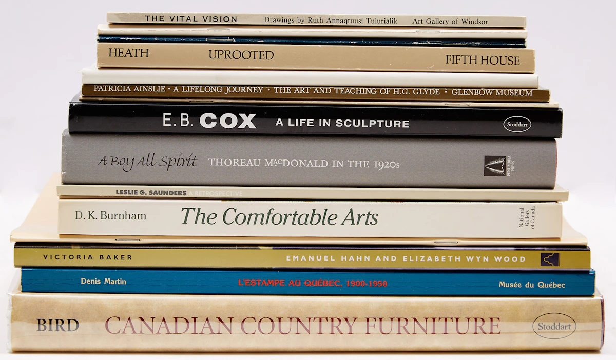 Books and Reference - Sixteen Canadian Art Reference Books | Cowley Abbott