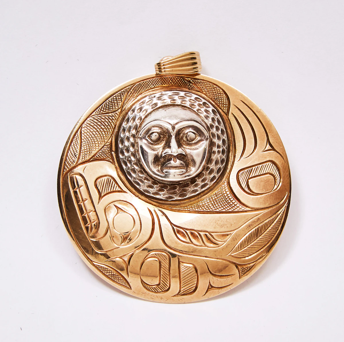 Joseph Franklin Jack - Moon/Seal Pendant; Moon Earrings | Cowley Abbott