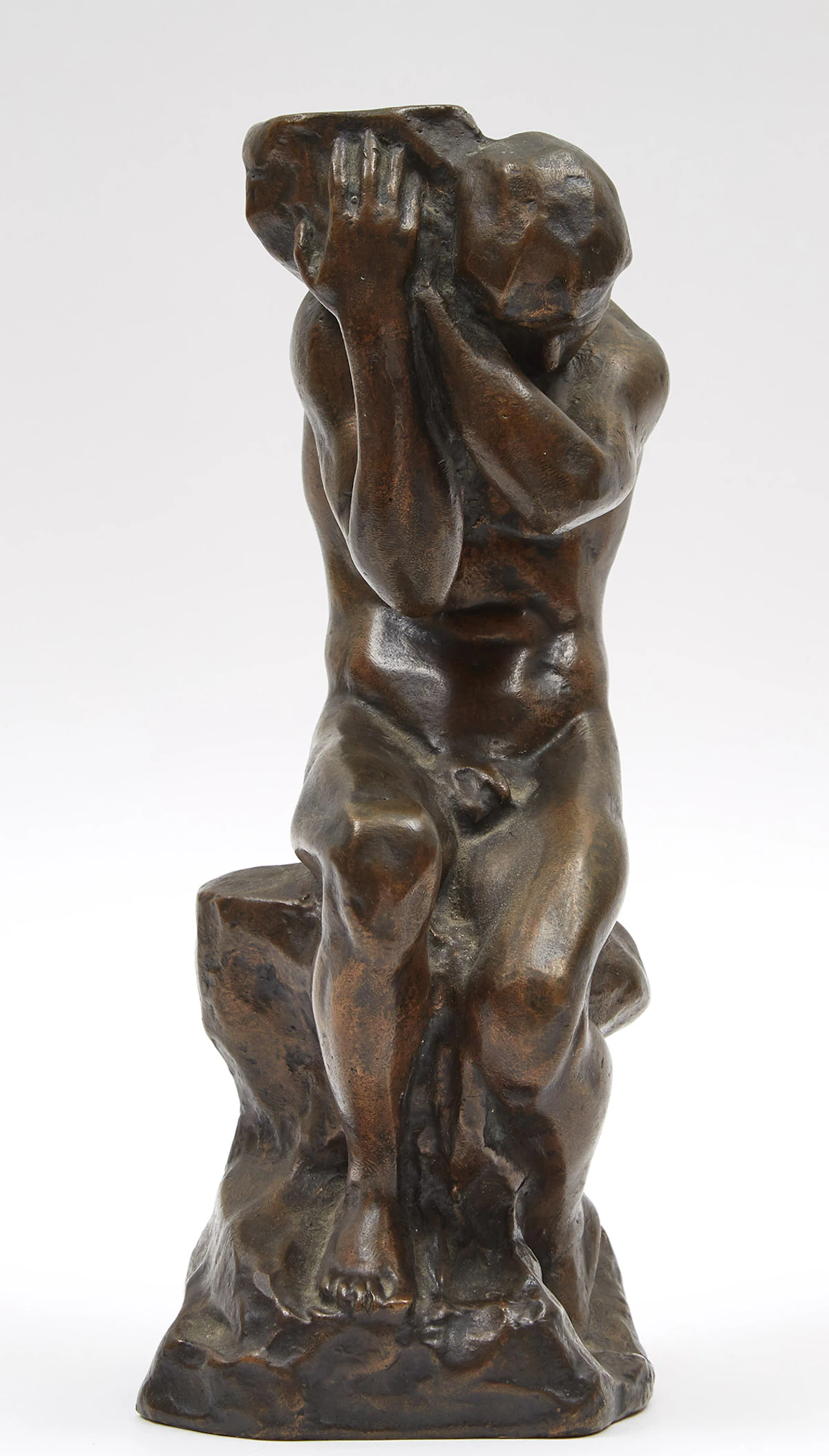 Florence Wyle - Seated Male (Candlestick) | Cowley Abbott