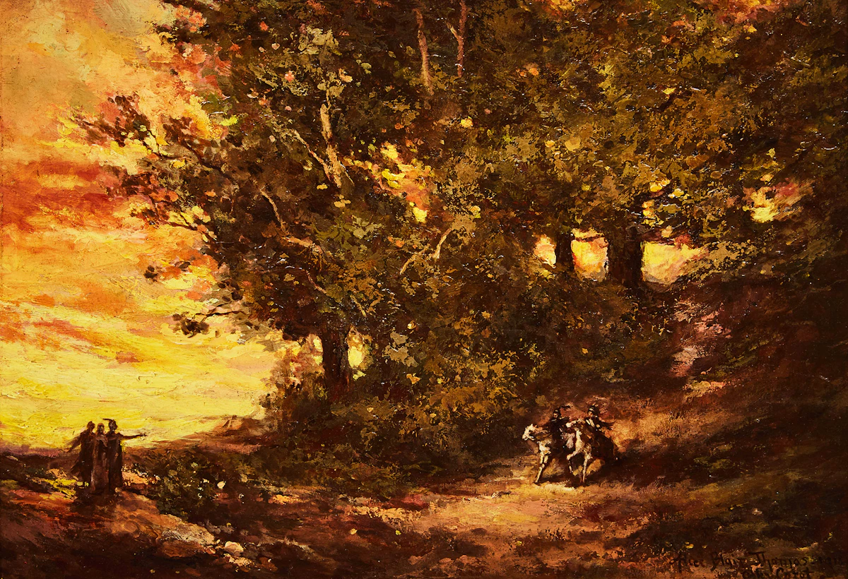 Alice Blair Pollard Thomas - Macbeth, Paysage (Macbeth Landscape ...