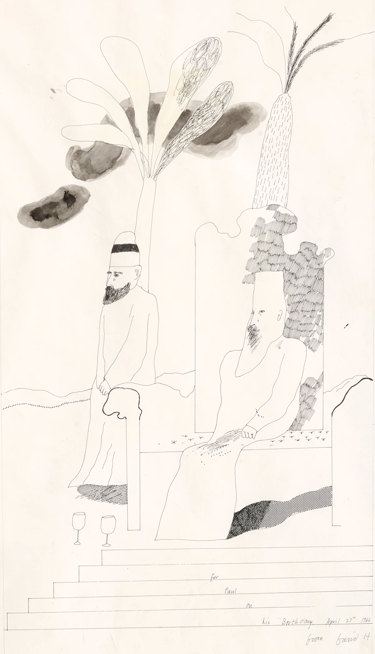 David Hockney - Nehemiah Checking the Walls of Jerusalem | Cowley Abbott