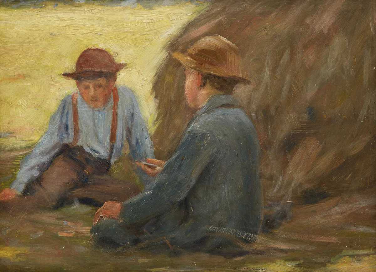 George Agnew Reid - Mumble the Peg | Cowley Abbott