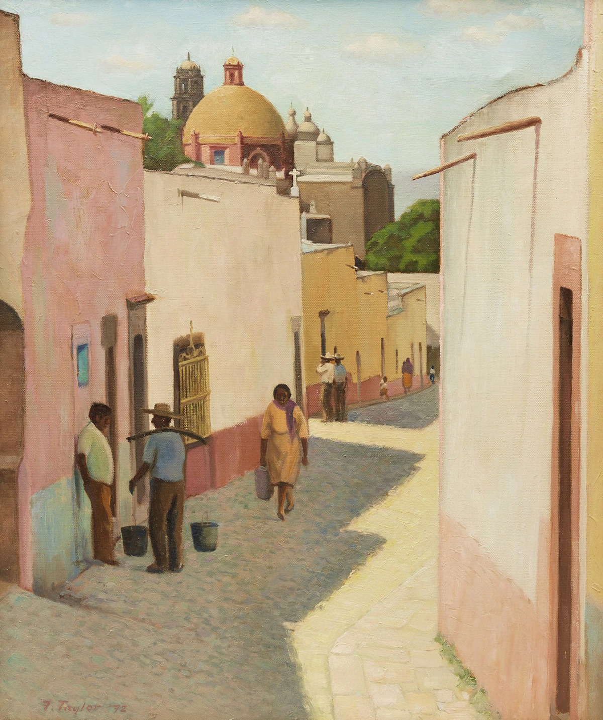 Frederick Bourchier Taylor - Looking Down Calle Homobono | Cowley Abbott