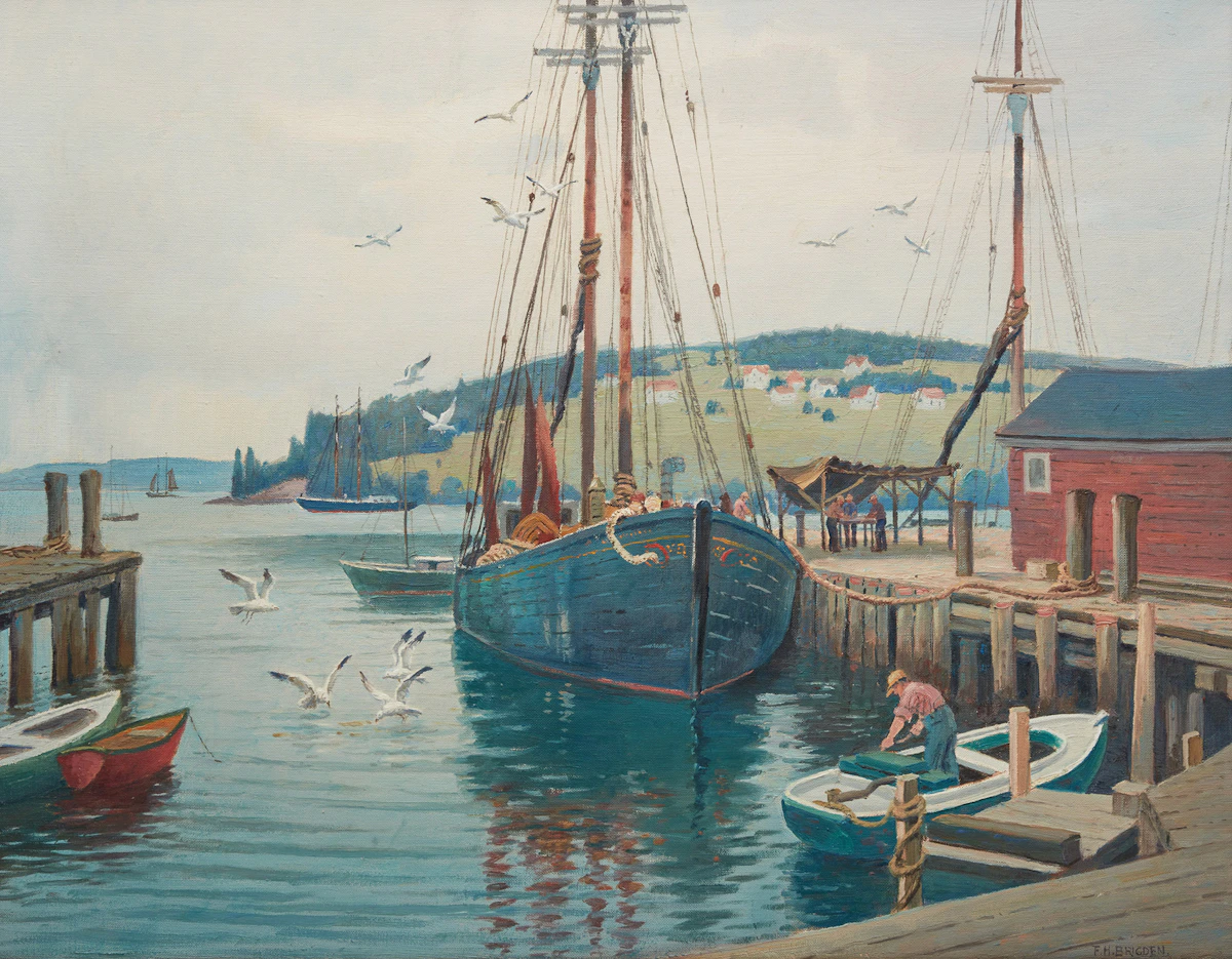 Frederick Henry Brigden - Lunenberg Harbour | Cowley Abbott