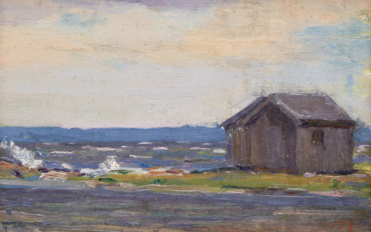 Manly Edward MacDonald - Fishing Shacks, Point Anne | Cowley Abbott