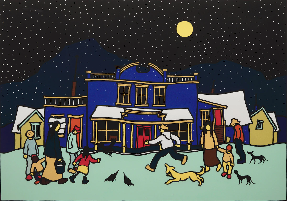 Ted Harrison - Snowfall | Cowley Abbott