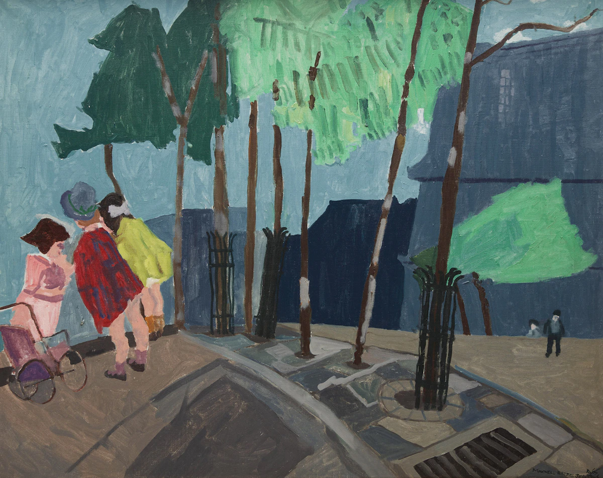 Maxwell Bennett Bates - Untitled (City Street Scene) | Cowley Abbott