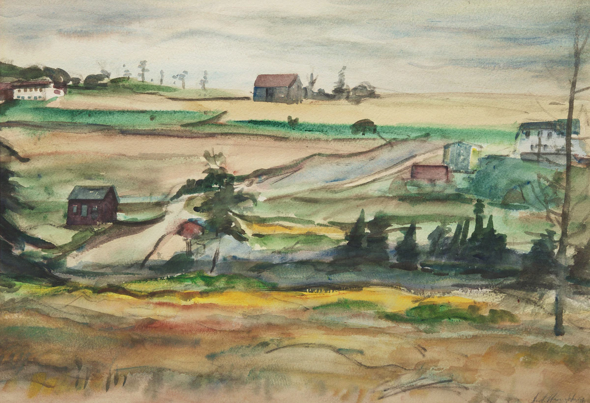 Jack Weldon Humphrey - Farm Near St.John, New Brunswick, 1959 | Cowley ...