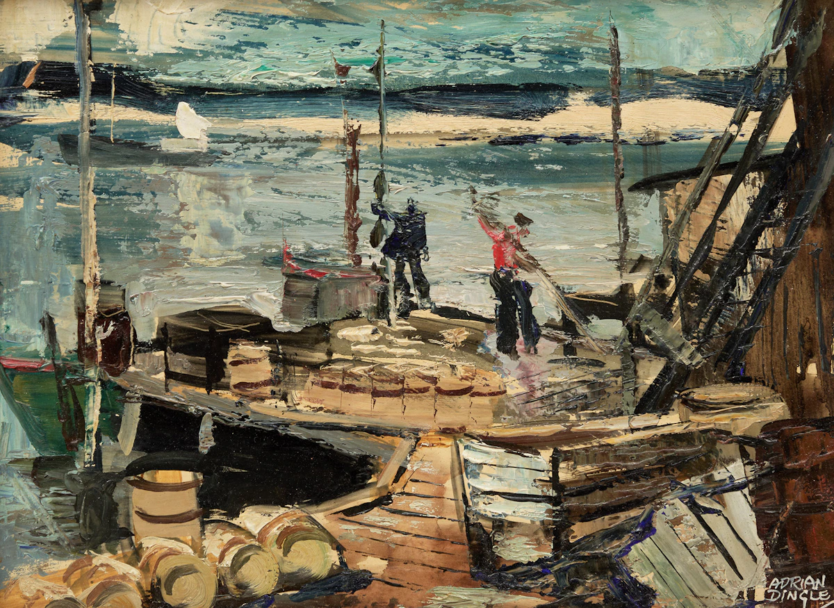 John Adrian Darley Dingle - At Ingonish Ferry (Cape Breton Island ...