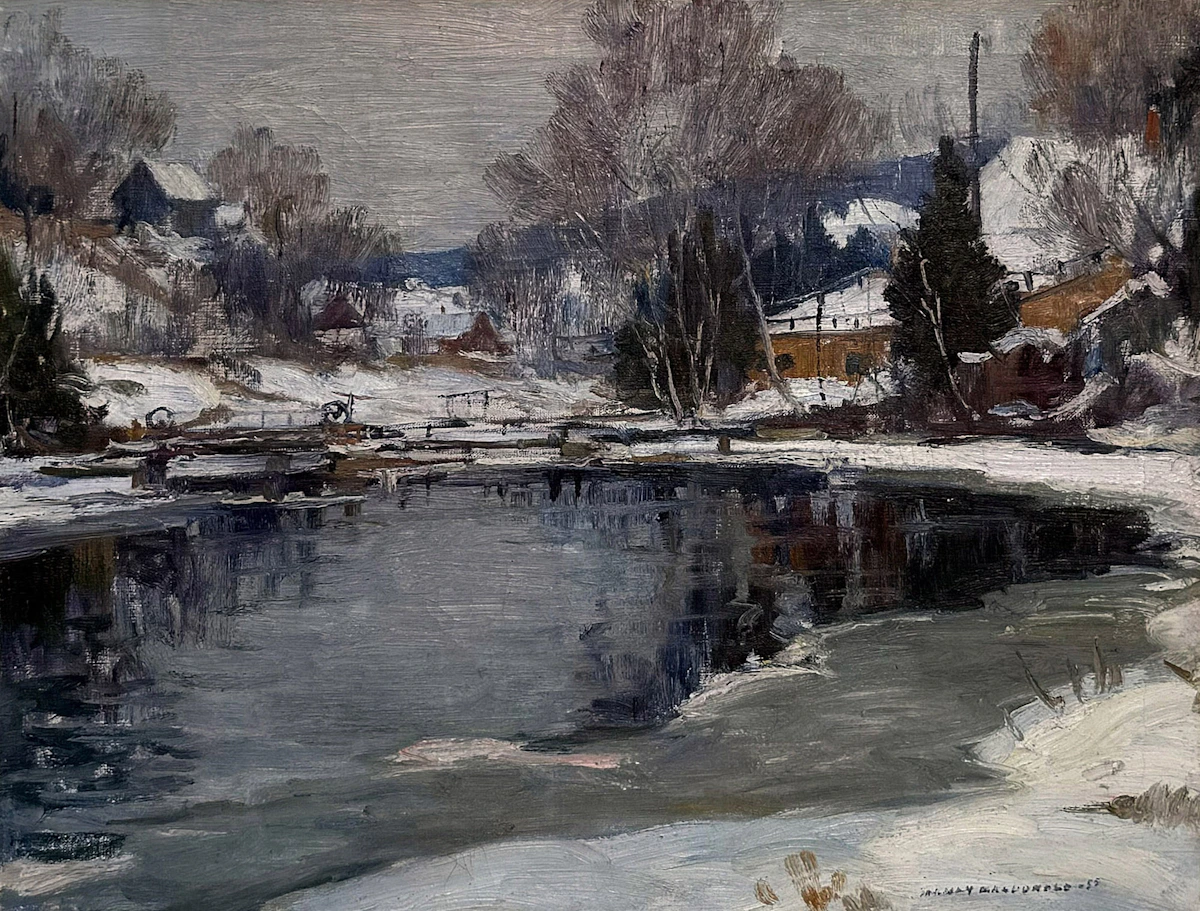 Manly Edward MacDonald - Winter Landscape, 1955 | Cowley Abbott