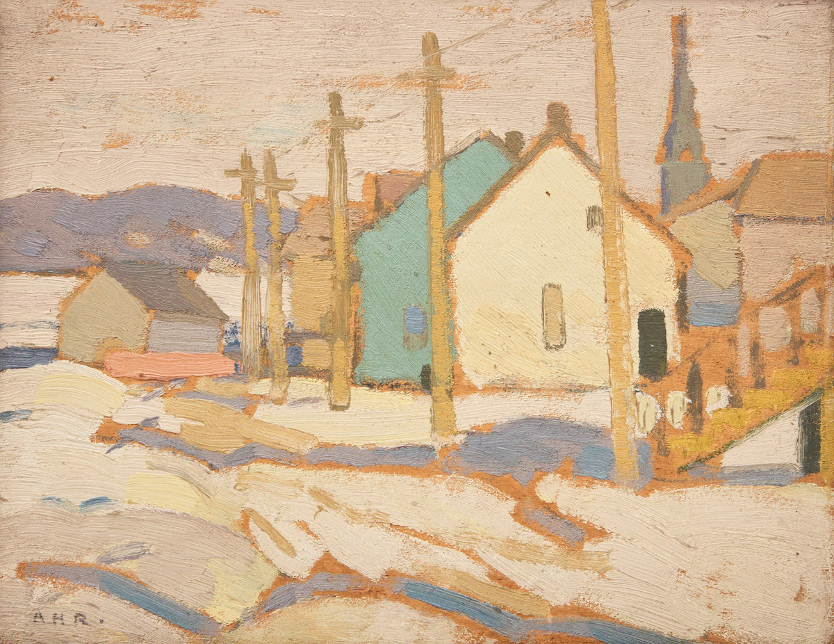 Albert Henry Robinson - Village in Winter | Cowley Abbott
