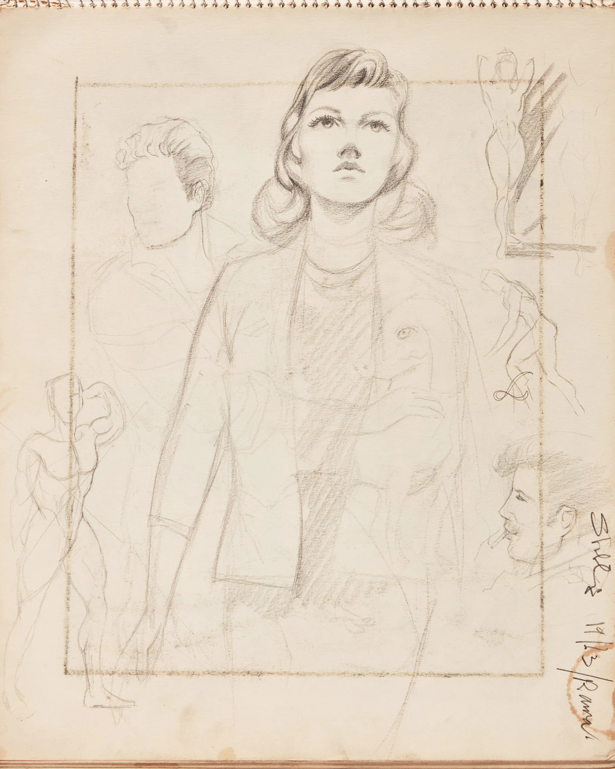 Arthur Shilling - Sketchbook of Drawings | Cowley Abbott
