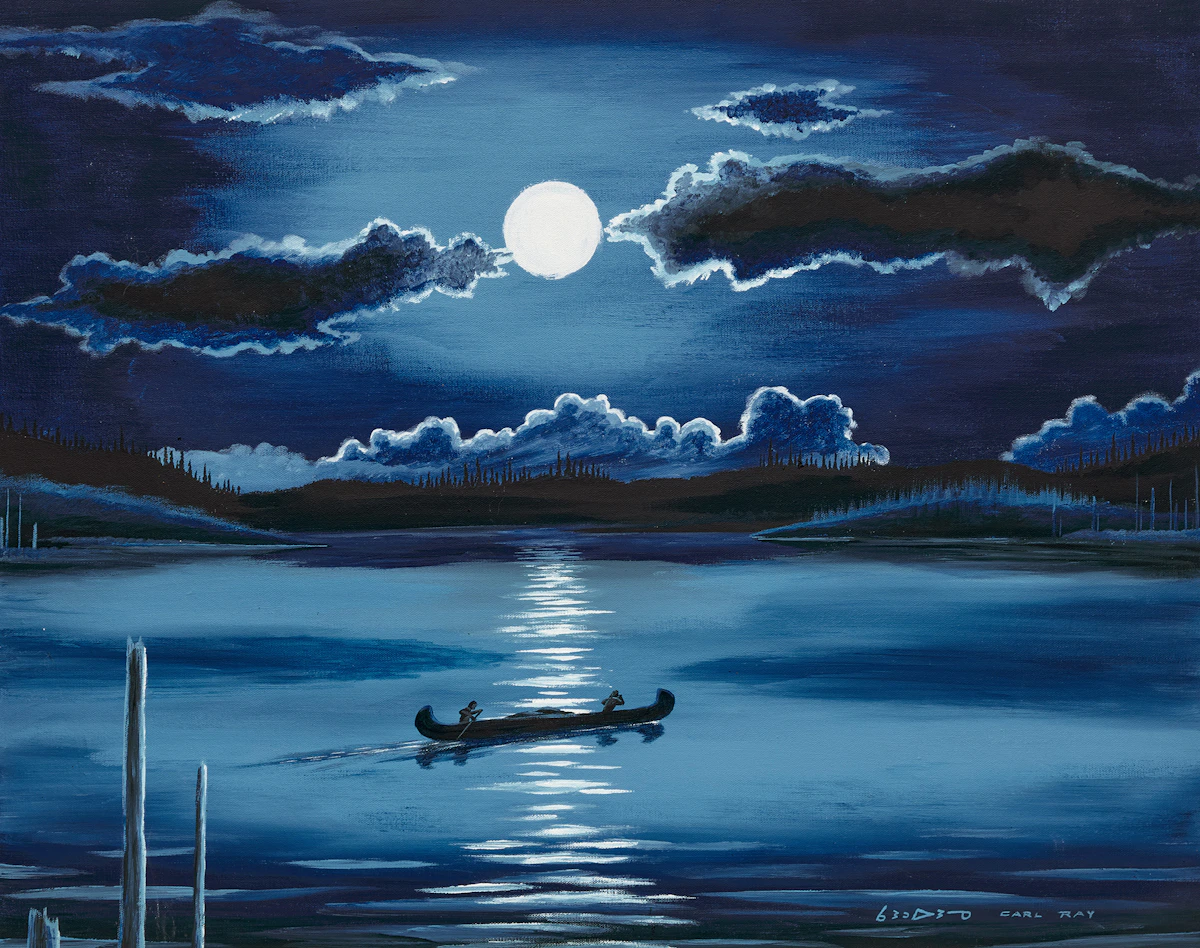 Carl Ray - Canoeing in the Full Moon | Cowley Abbott